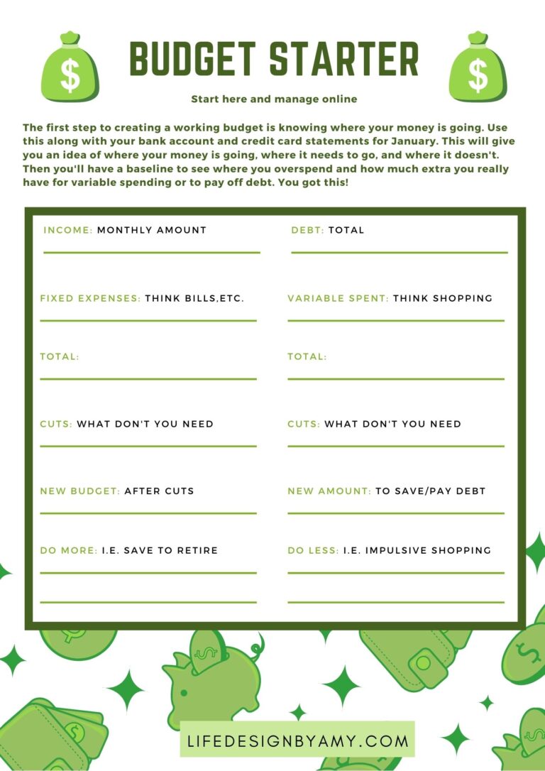 5 Creative Ways to Save Your Budget - Life Design by Amy